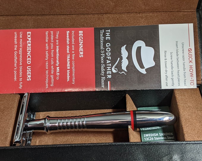 VIKINGS BLADE the GODFATHER Safety Razor - New! - Etsy
