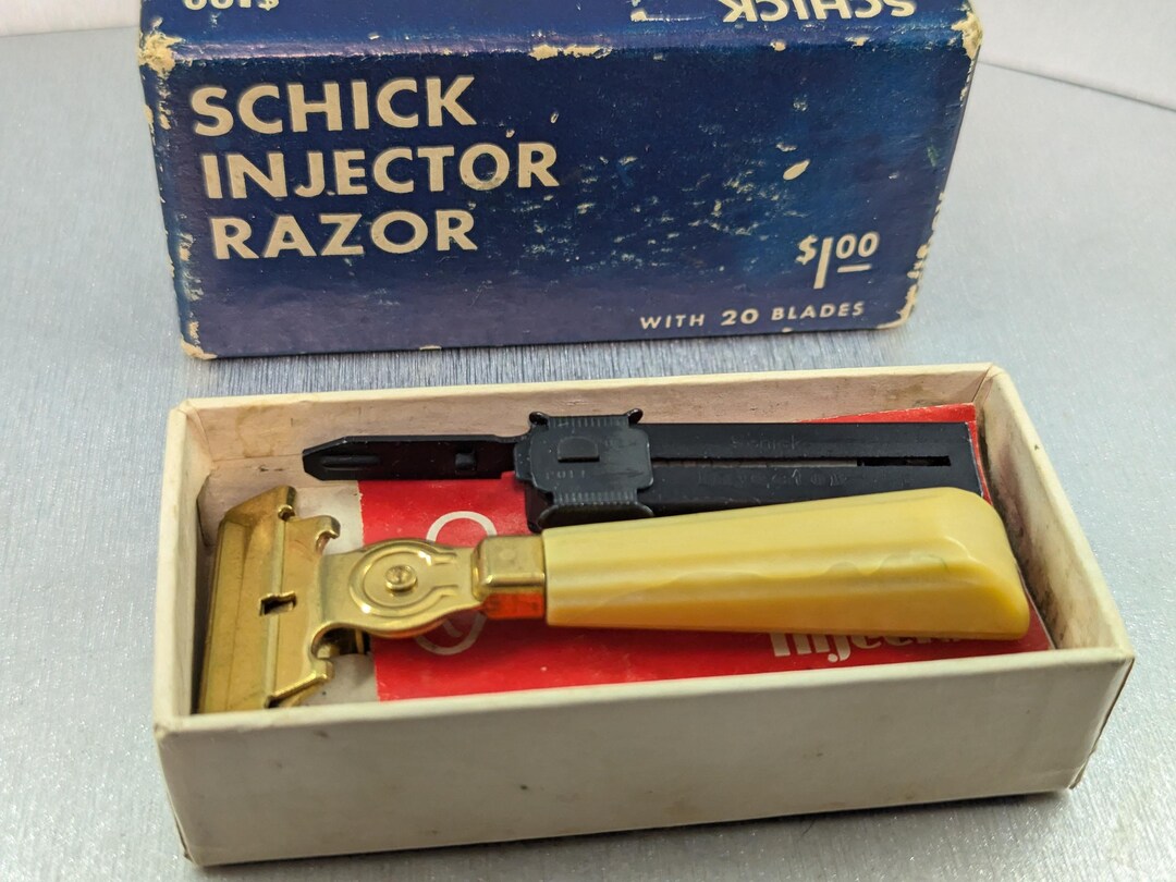 1946-1955 Ever-sharp Schick Injector Type G1 Single Edge Safety Razor ...