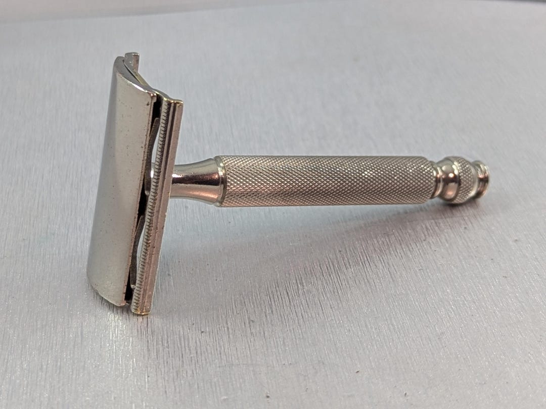 1938-1945 Gillette Pre-war Silver Tech Vintage Safety Razor - Etsy