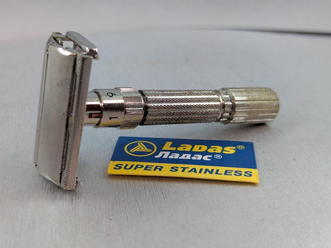 1959 Gillette FATBOY Adjustable Vintage Safety Razor Date Code E2 - Etsy