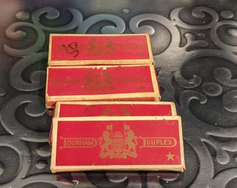 Vintage MINORA 5 Count Double Edge Razor Blades New in Package MINT ...