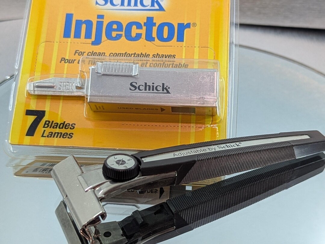 1960s Schick M2 Adjustable Injector Single Edge Vintage Razor With New ...