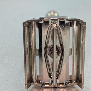 1968 Lady Gillette CHAMPAGNE Gold Starburst Vintage Safety Razor Date ...