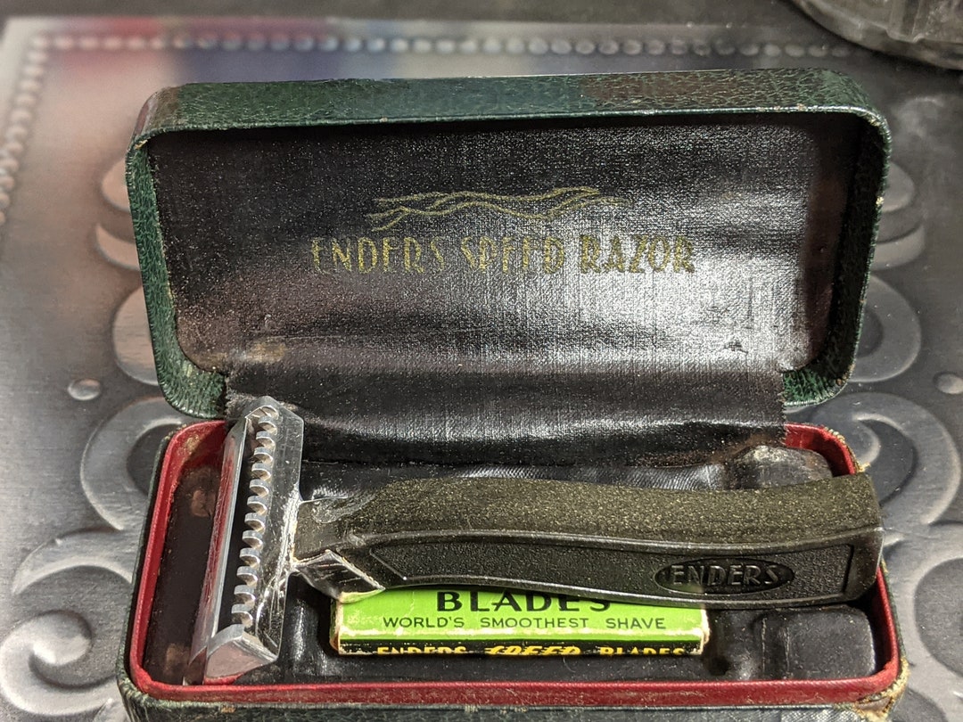 1930s ENDERS Speed Razor Vintage Single Edge Safety Razor Set in Case ...