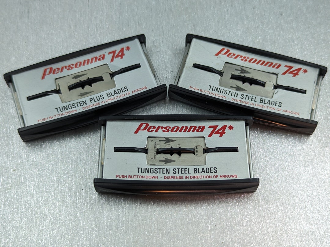 1970s PERSONNA 74 TUNGSTEN STEEL Vintage 5 Blade Dispenser - Rare!! - Etsy