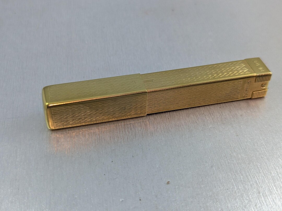 RARE 1935-1936 Schick GOLD Type C3 Bar Guard Magazine Repeating Razor ...