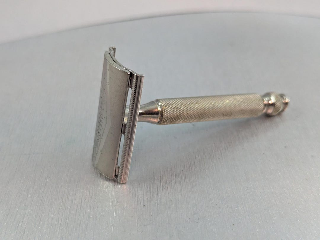 1953 Gillette Silver Tech Vintage Safety Razor Date Code Y2 - Etsy