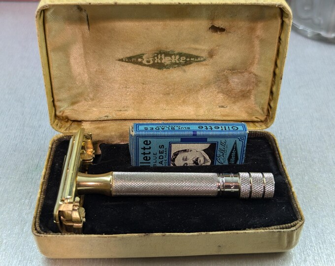 RARE!! 1941 Gillette HYBRID RANGER Tech Brass and Nickel 2-tone Vintage ...
