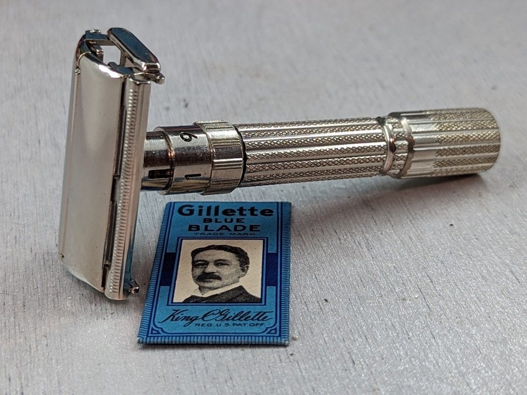 1961 Gillette FATBOY Adjustable Vintage Safety Razor Date Code G2 - Etsy