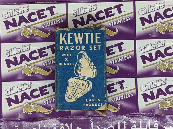 1930s KEWTIE Mini Safety Razor in Box with Blades | Etsy