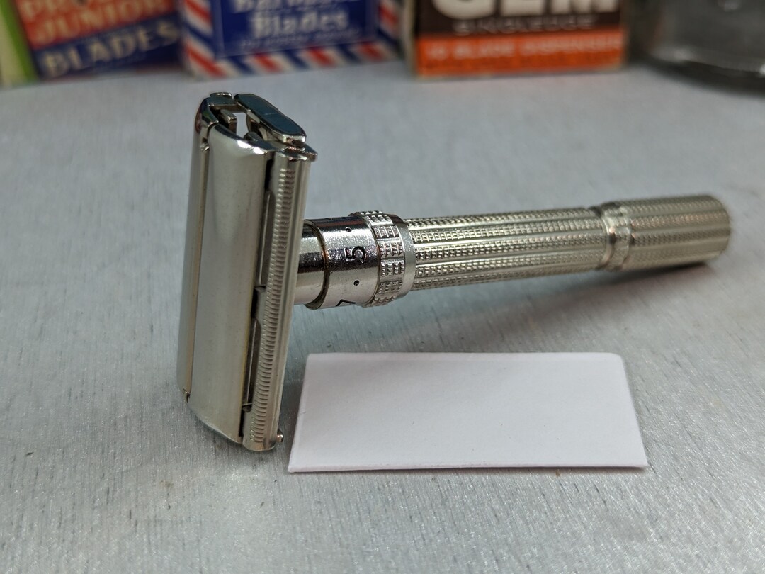 1966 Gillette Slim Adjustable Vintage Safety Razor Date Code L3 - Etsy