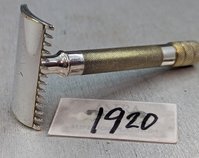1920 Gillette Silver Old Type Single Ring Vintage Safety Razor - Etsy