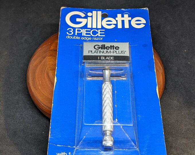 1972 Gillette Aluminum Handle Tech Vintage Razor Date Code S3 NEW in ...