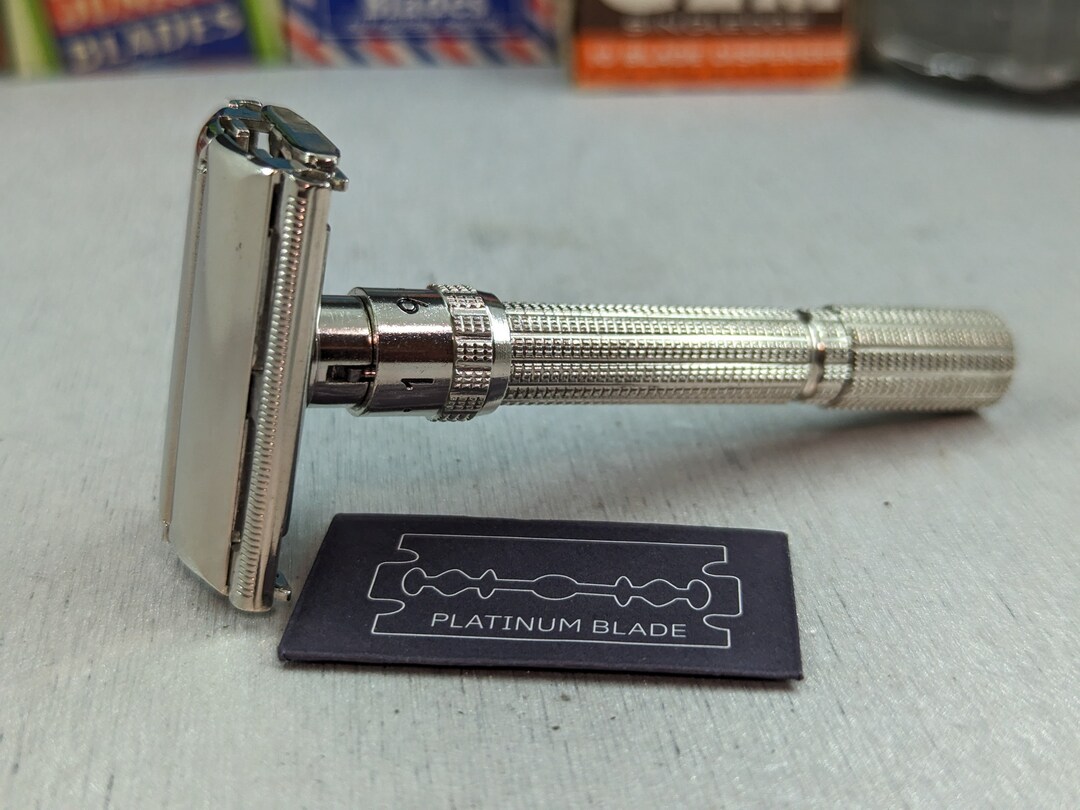 1965 Gillette Slim Adjustable Vintage Safety Razor Date Code K2 - Etsy