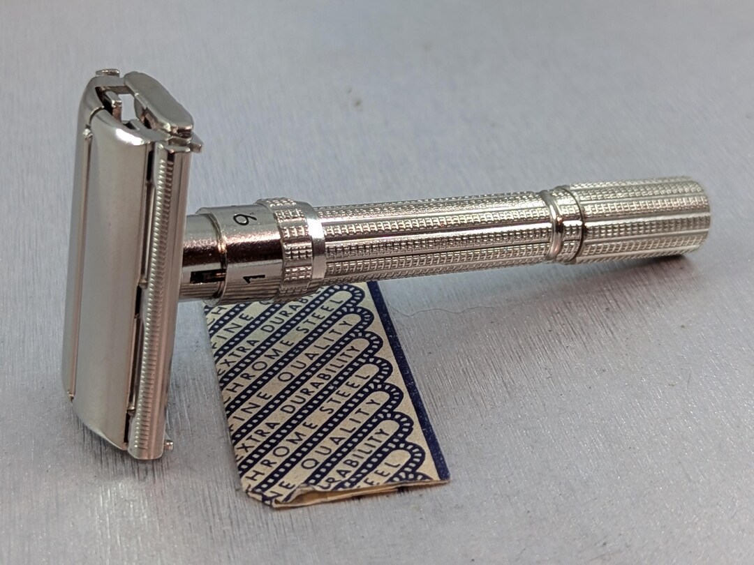 1966 Gillette Slim Adjustable Vintage Safety Razor Date Code L4 - Etsy