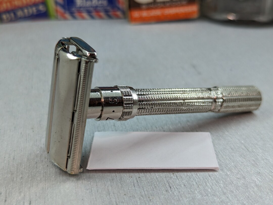 1962 Gillette Slim Adjustable Vintage Safety Razor Date Code H2 - Etsy