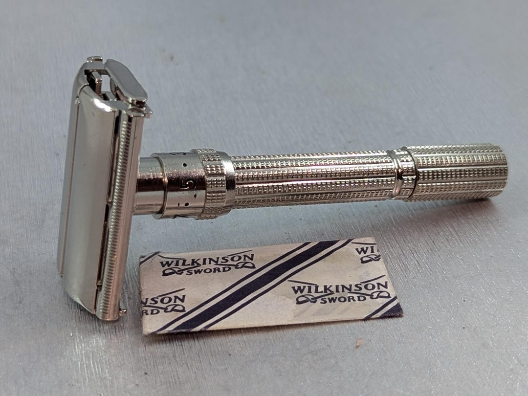 1963 Gillette Slim Adjustable Vintage Safety Razor Date Code I2 - Etsy
