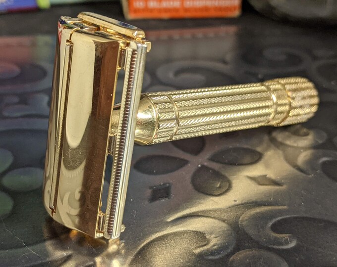 1956 Gillette Gold Diplomat TTO Vintage Safety Razor Date Code B3 - Etsy