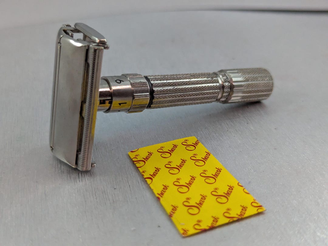 1958 Gillette FATBOY Adjustable Vintage Safety Razor Date Code D4 - Etsy
