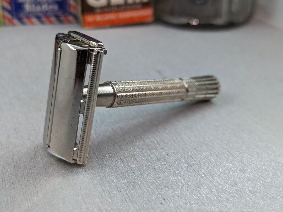 1956 Gillette "regular" Super Speed Vintage Safety Razor Date Code B3 ...