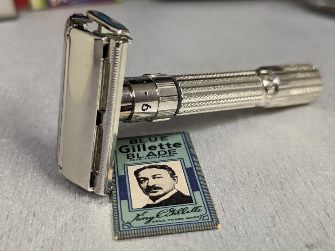 1960 Gillette FATBOY Adjustable Vintage Safety Razor Date Code - Etsy