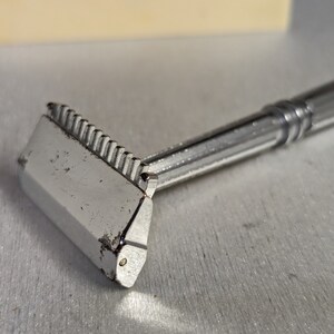 1930s Gem Silver Micromatic Vintage Open Comb TTO Single Edge Safety ...