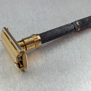 1969 Gillette GOLD Super Adjustable 109 Vintage Safety Razor Date Code ...