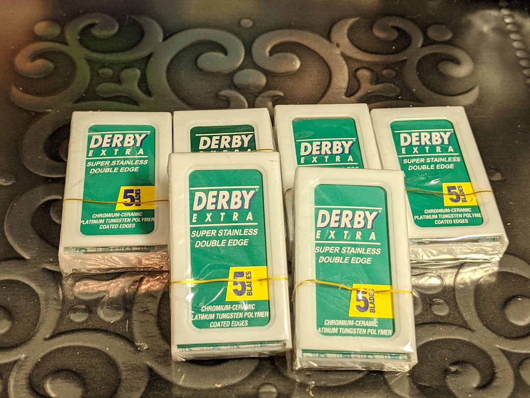 Derby Extra Double Edge Razor Blades New in Package - MINT - Made in ...