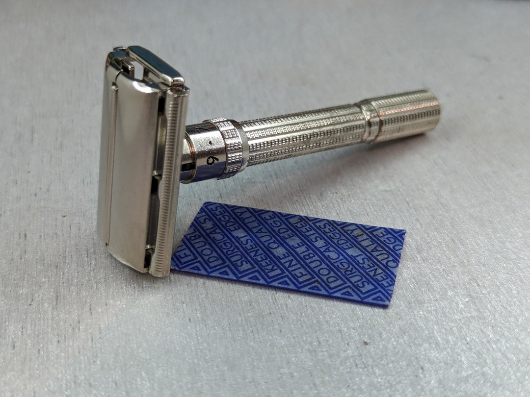 1962 Gillette Slim Adjustable Vintage Safety Razor Date Code H2 - Etsy