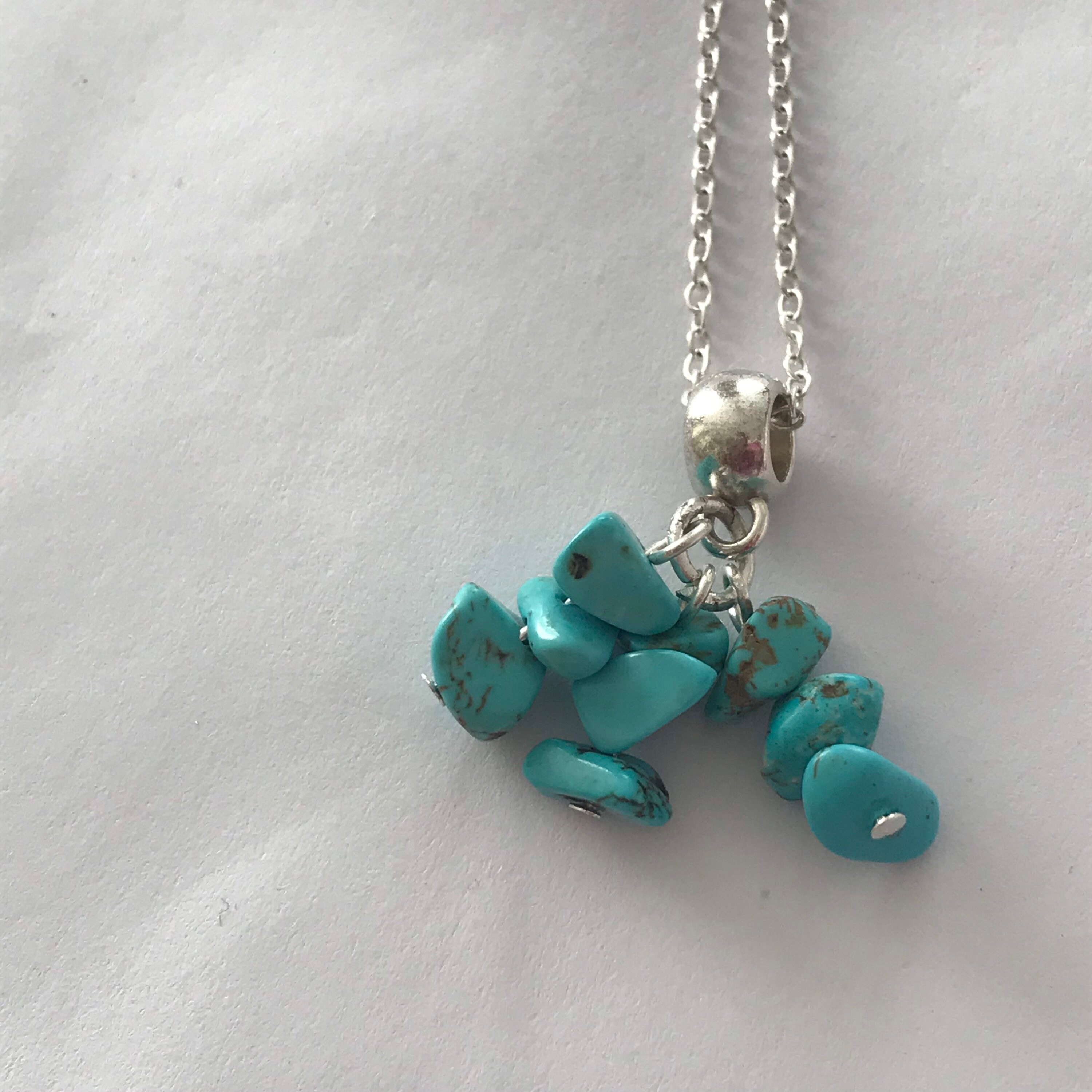 Turquoise Necklace, Light Blue, Turquoise Jewellery, Gift for Birthday ...