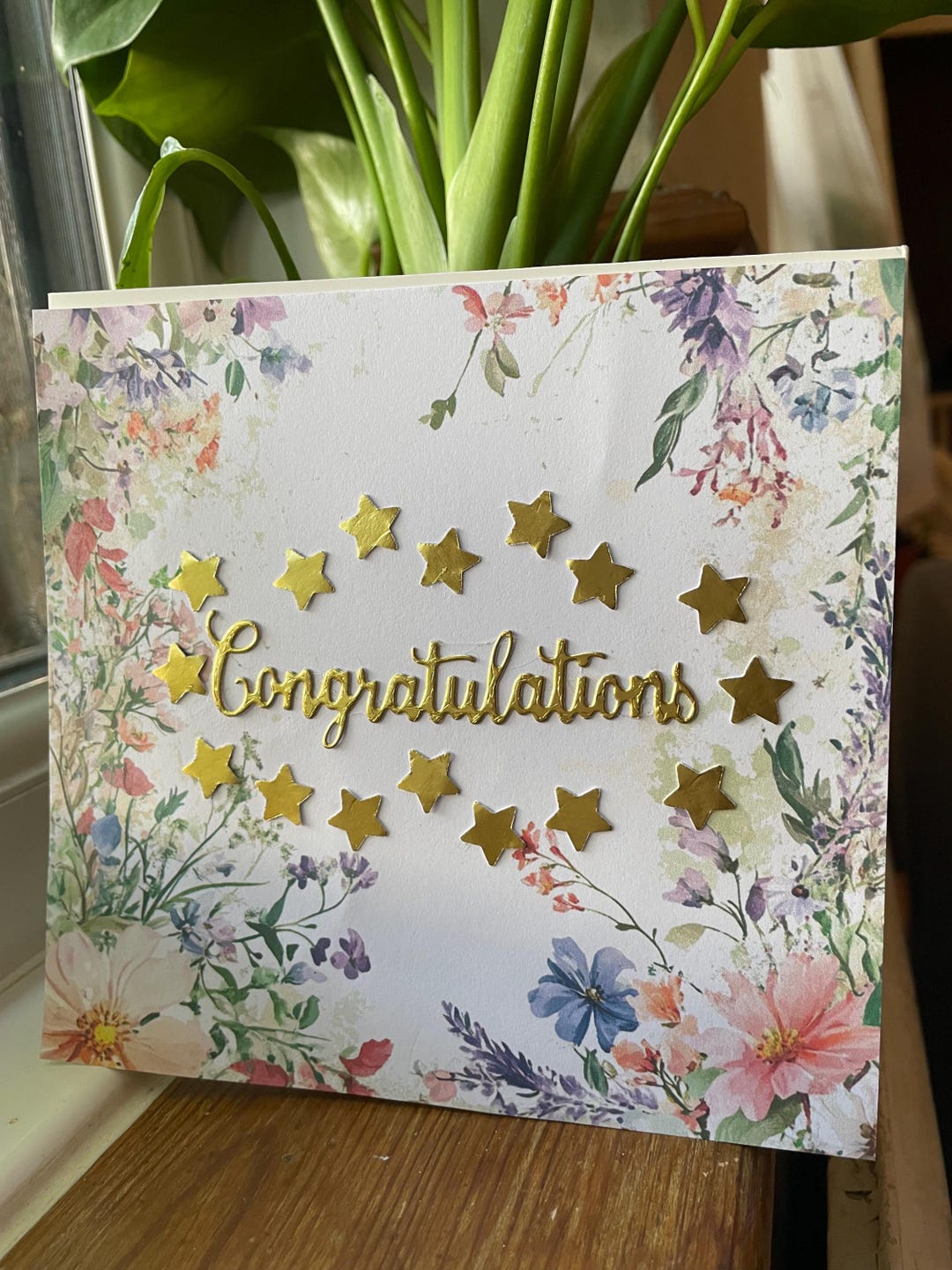 Congratulations Card Handmade - Etsy