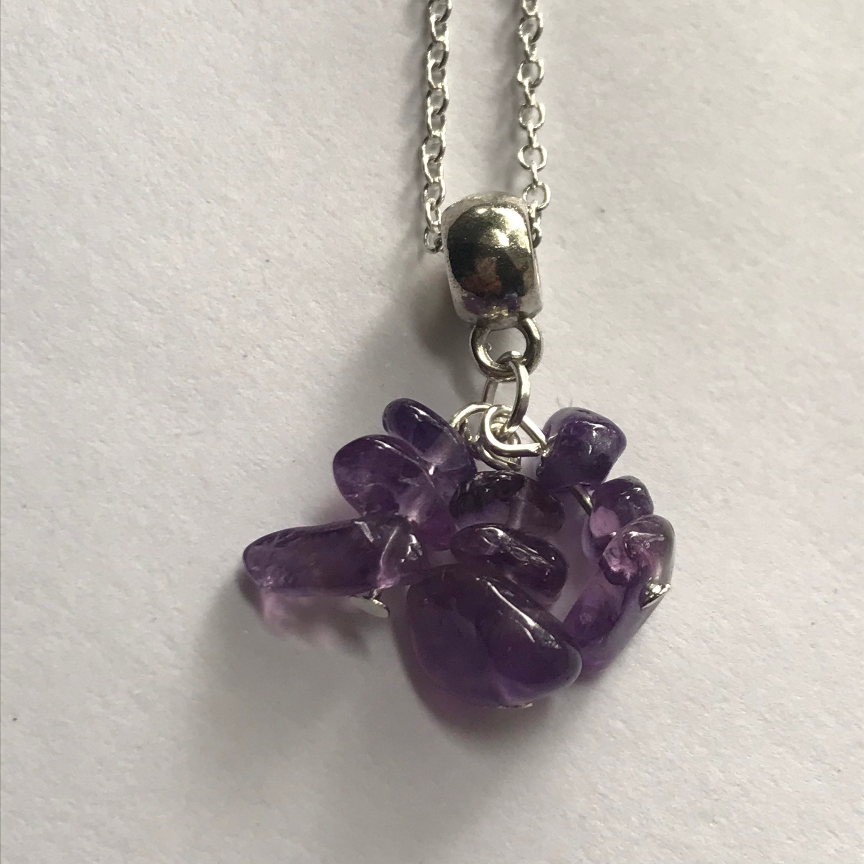 Amethyst Necklace, Birthday Gift ,amethyst Pendant, Graduation Gift ...