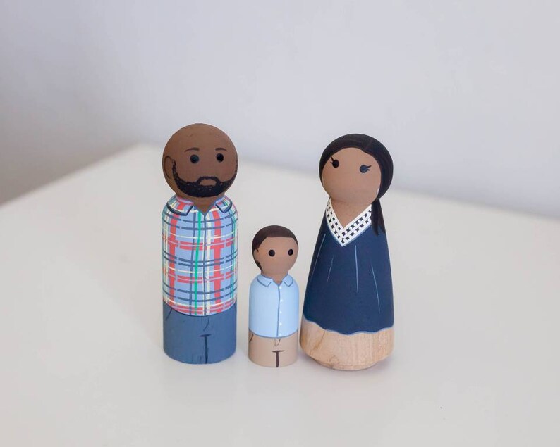 Custom Peg Family - Etsy