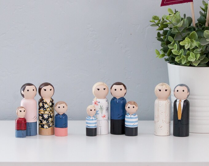 Custom Peg Family - Etsy
