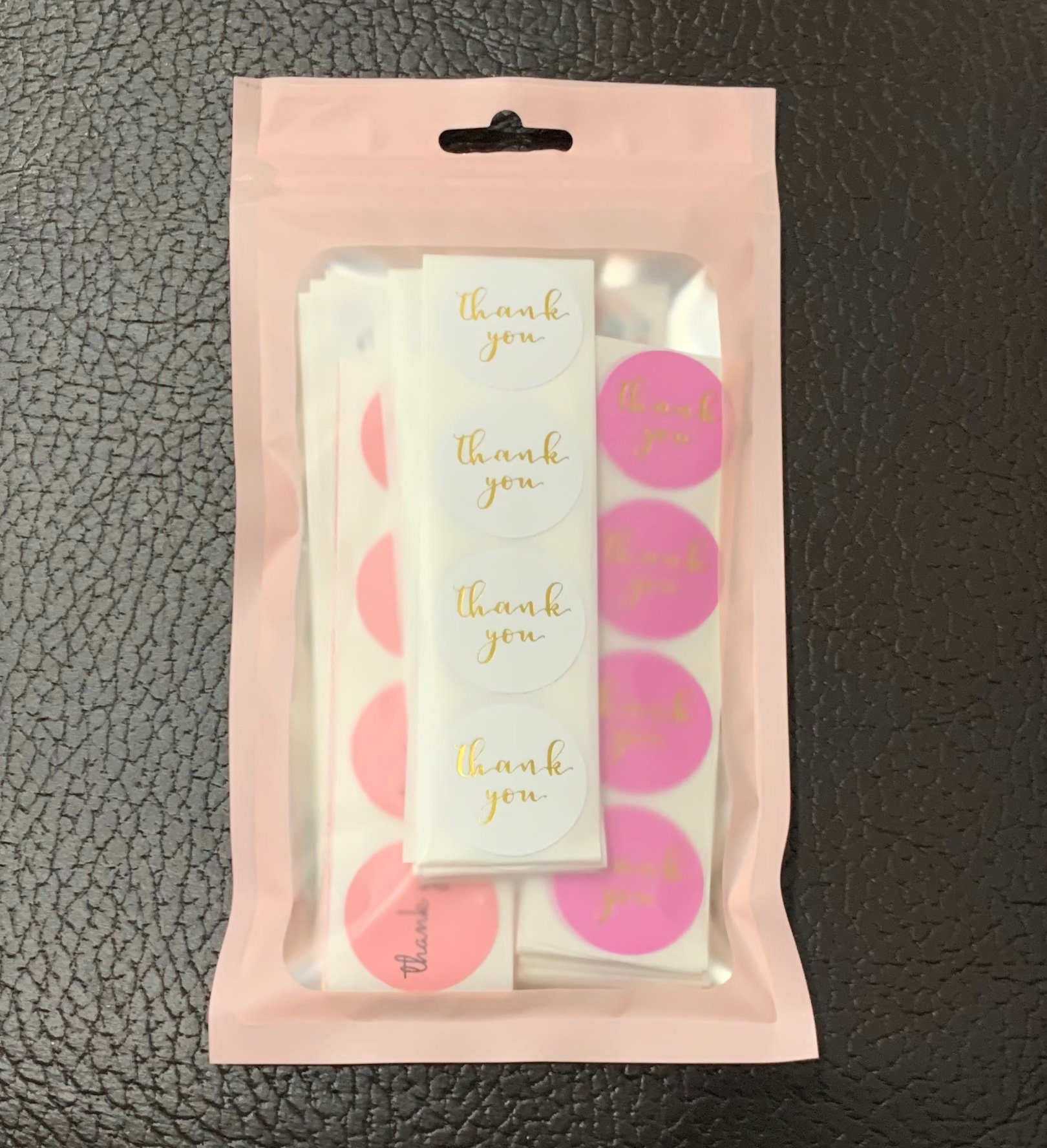 1 Inch Mini Thank You Stickers 500-1000 Pcs Assorted Variety Rose Gold ...