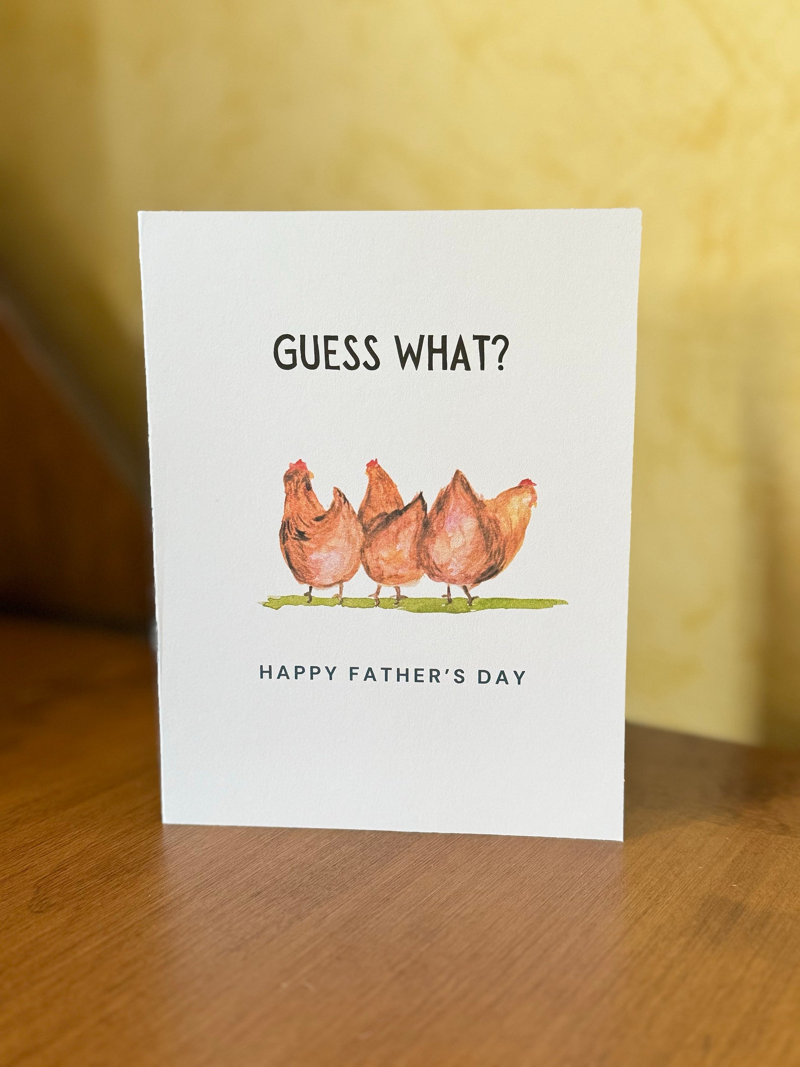 Happy Father’s Day - Guess What? Blank Note Card - Greeting Card A03 - Etsy