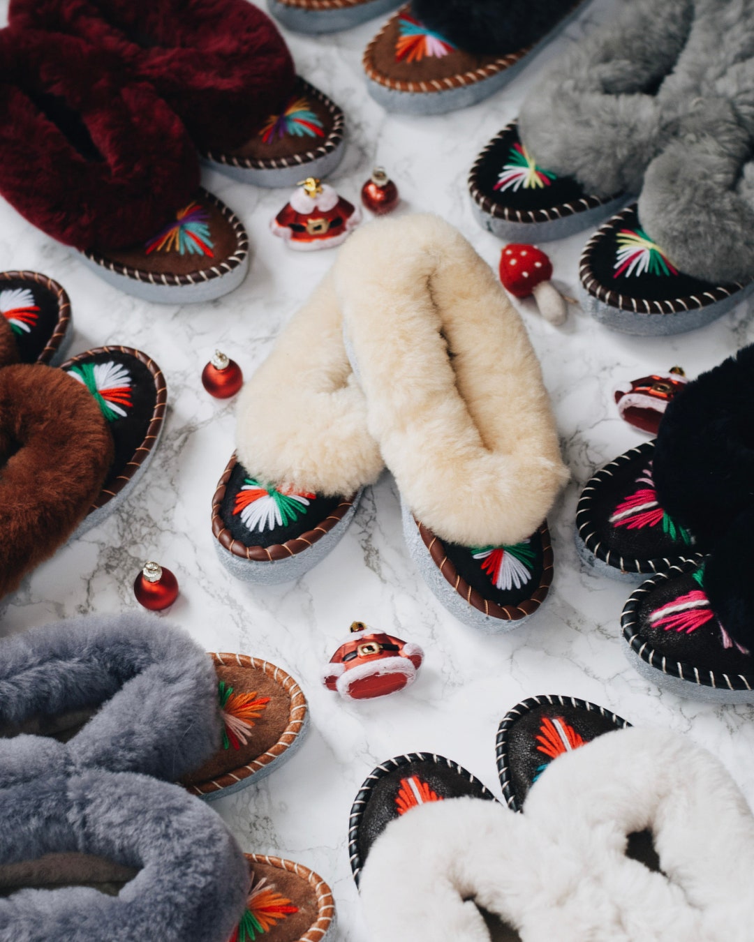 Lucky Draw Sheepskin Slippers - Etsy