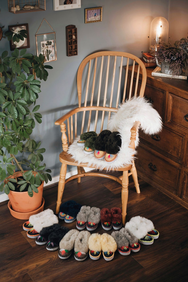 Lucky Dip Sheepskin Slippers - Etsy UK