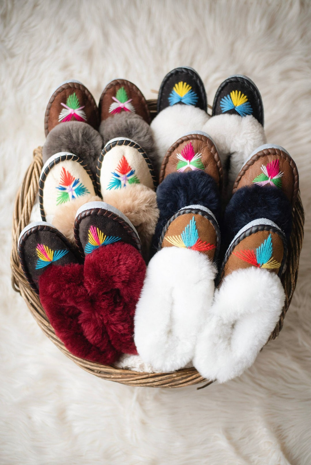 Lucky Dip Women's Sheepskin Slippers - Etsy