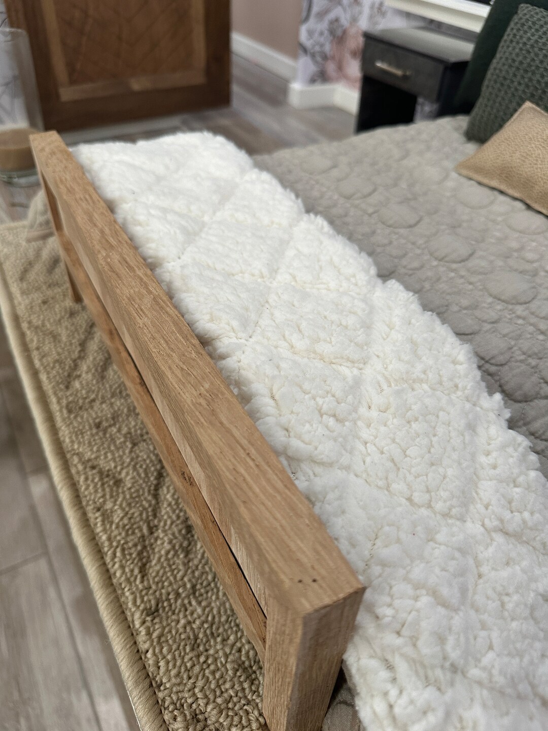 Throw Blanket for 18" Dolls, for Bed, Couch, Chair, Etc., Can Be Used ...