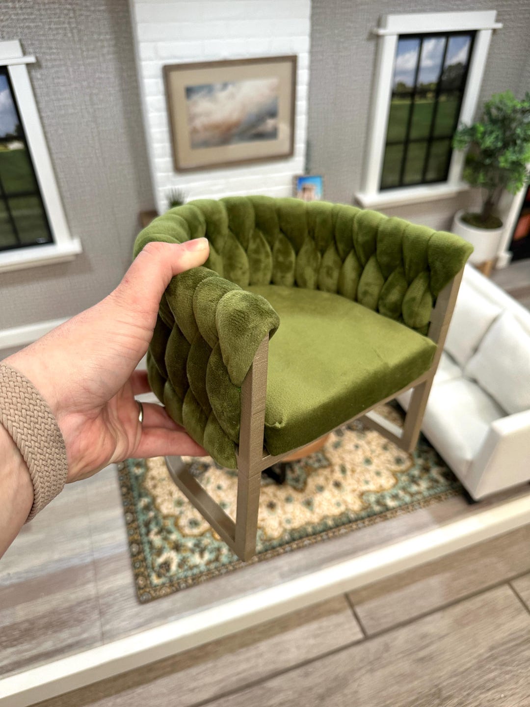 Accent Chair Sized for 18" Dolls, American Girl, Our Generation, My ...