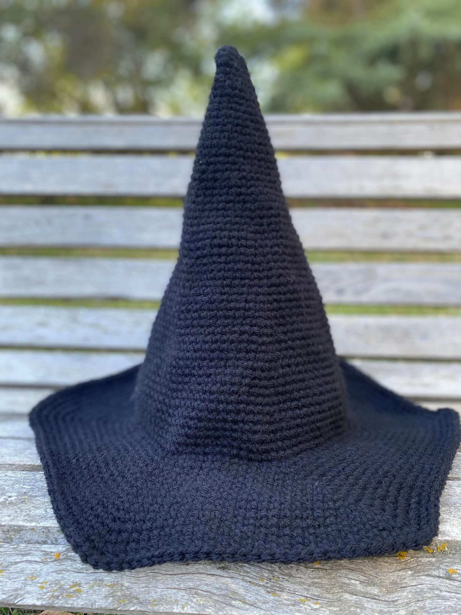 Witch Hat Crochet Pattern Adult Size Halloween Crochet Pattern DIGITAL ...
