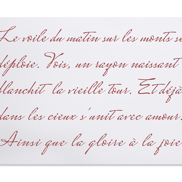 French Script - Etsy