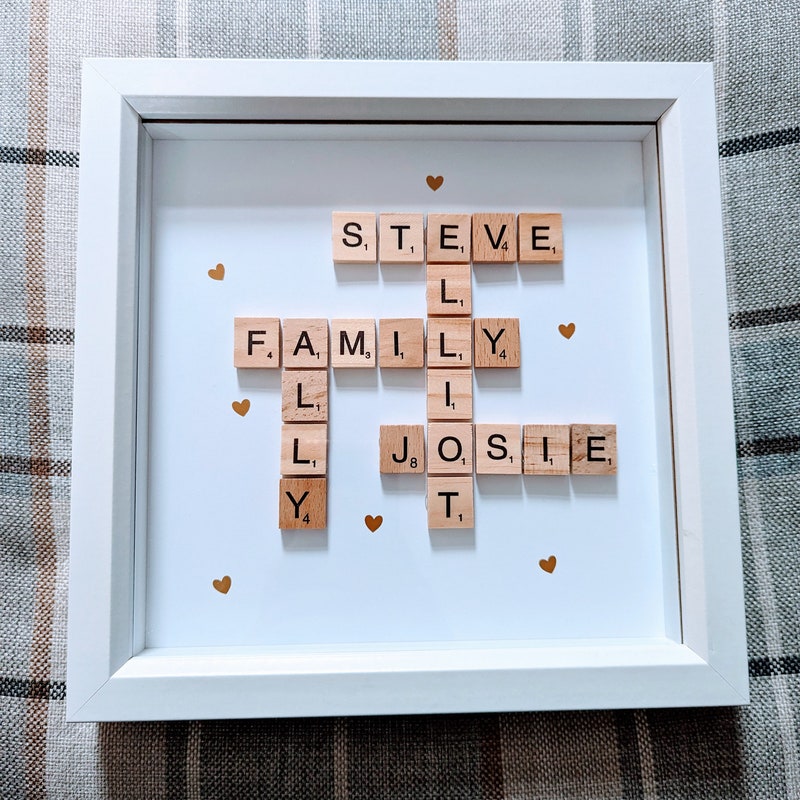 Scrabble Frame - Etsy UK