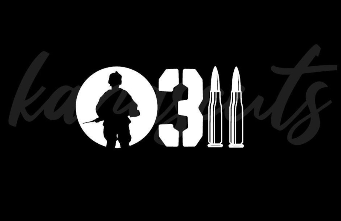 0311 Marine Infantry Decal | Etsy