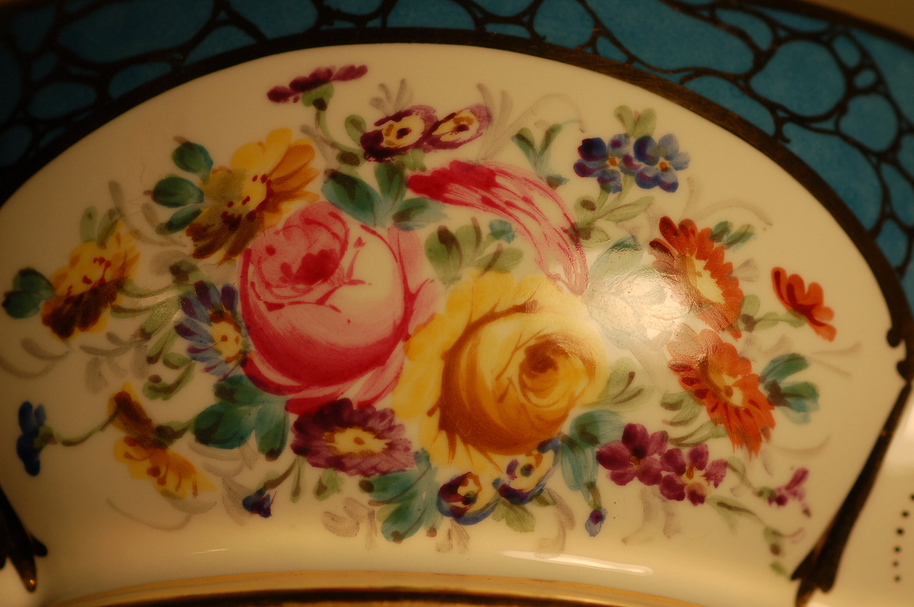 Antique Sevres Marked Hand-painted French Porcelain Covered Bowl - Etsy