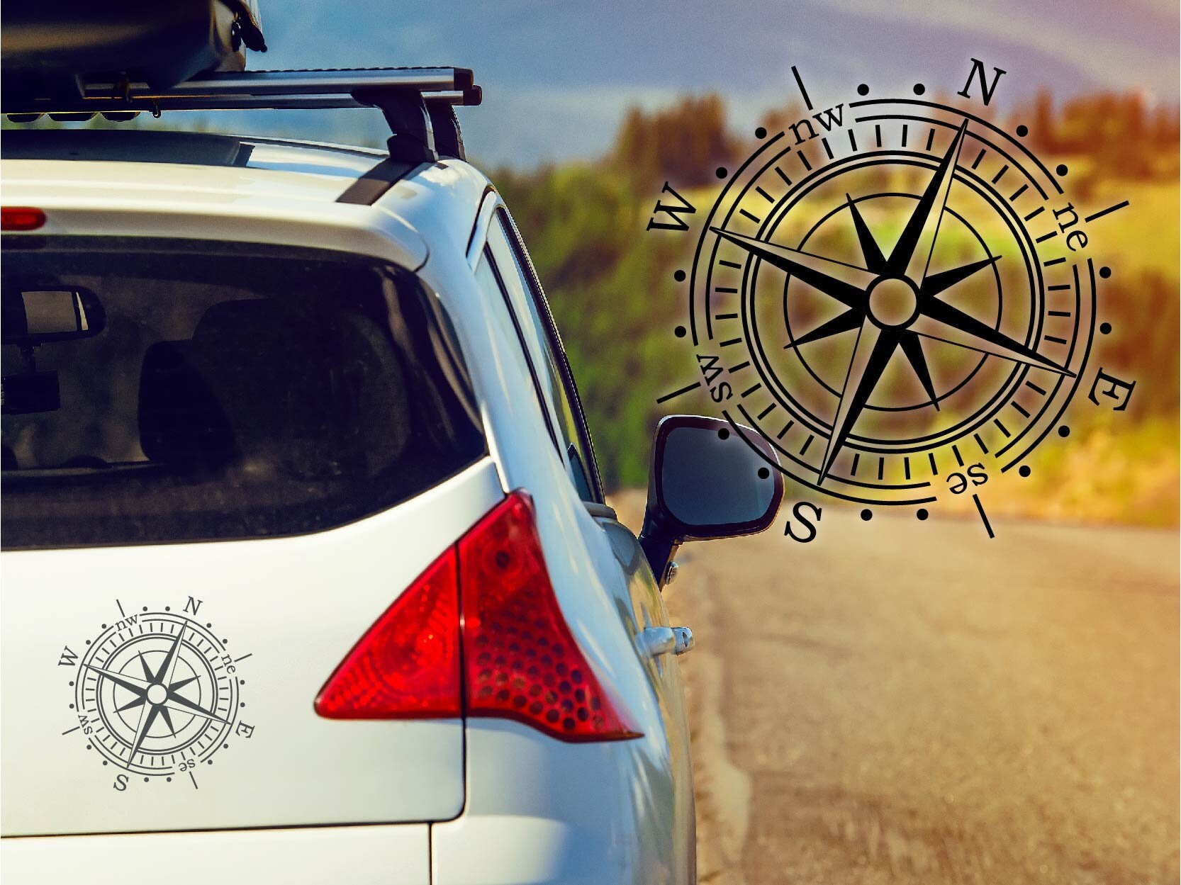 Kompass Autoaufkleber Sticker Auto Aufkleber Laptop - Etsy.de