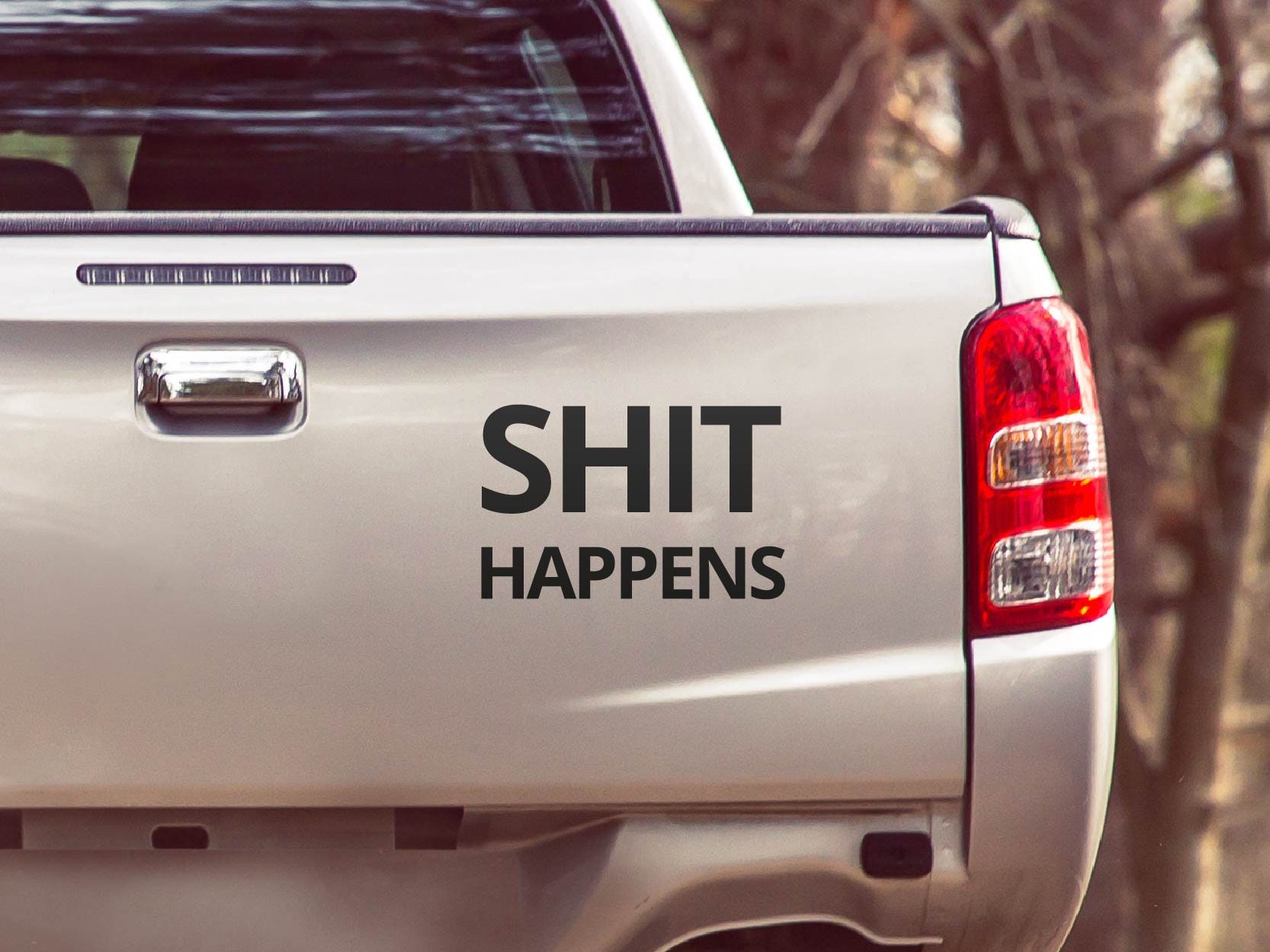 Shit Happens Bumper Sticker