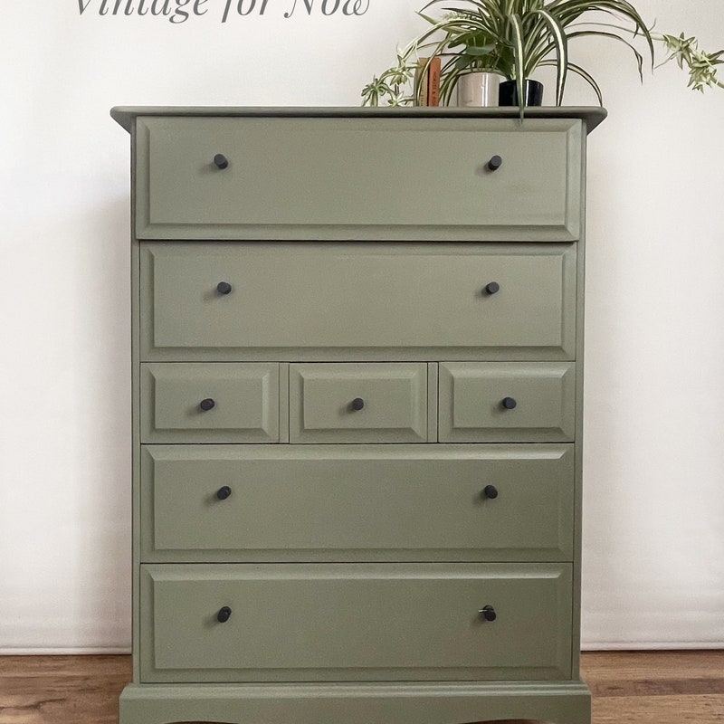 Painted Chest of Drawers - Etsy UK