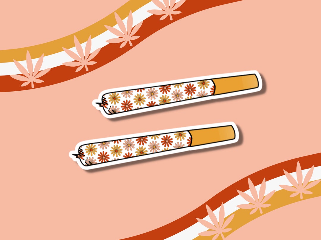 Flower Joint Stickers (set of Two) | Water Proof Joint Stickers - Etsy